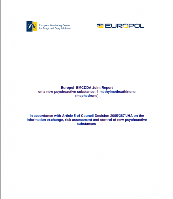 Europol–EMCDDA Joint Report on a new psychoactive substance: 4 ...