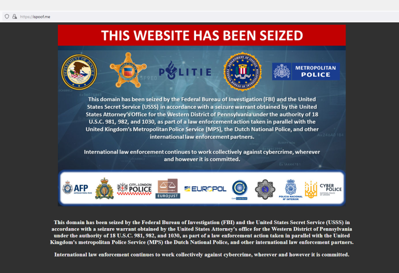 Action against criminal website that offered ‘spoofing’ services to ...