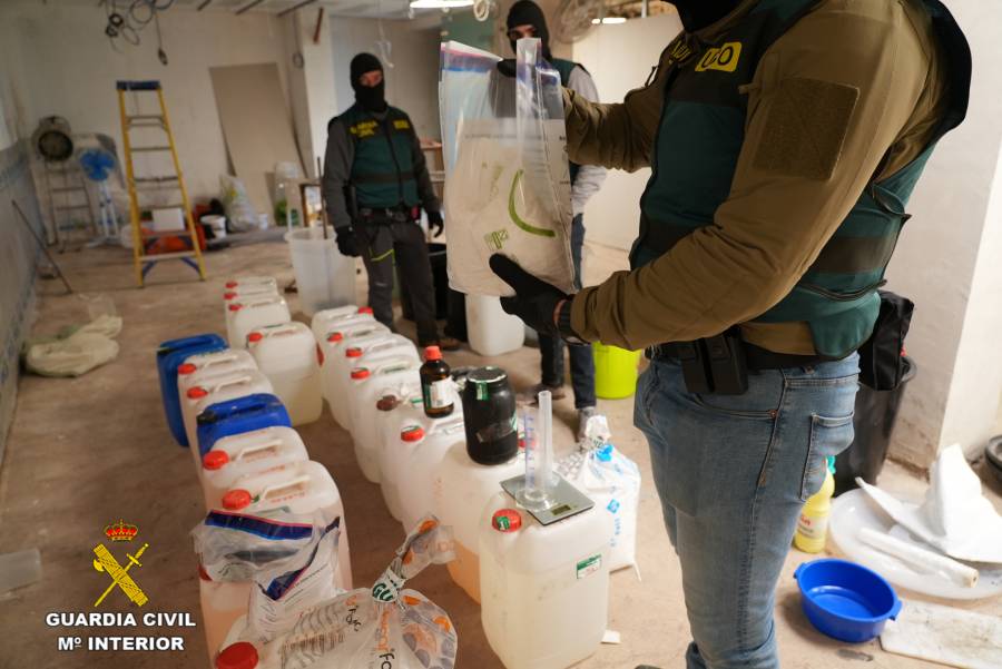 Law enforcement dismantle cocaine lab in Spain with 100 kg monthly ...