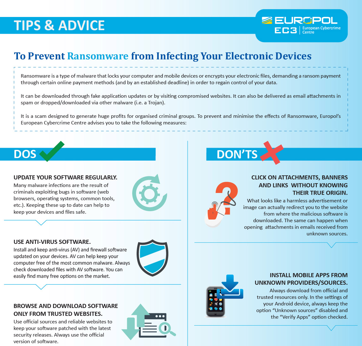 Tips & advice to prevent ransomware from infecting your electronic ... Tips & advice to prevent ransomware from infecting your electronic ...